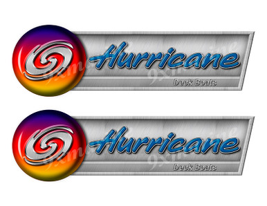 Hurricane boat stickers. Replace your boat maker stickers