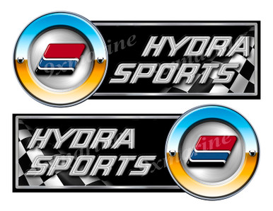 Hydra-Sports boat stickers. Replace your boat maker stickers