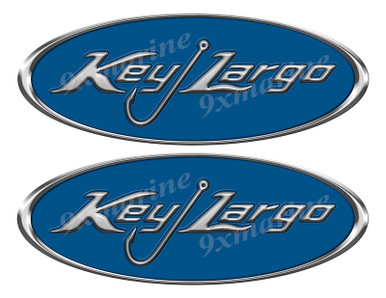 Key Largo boat stickers. Replace your boat maker stickers