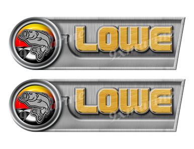 Lowe boat stickers. Replace your boat maker stickers
