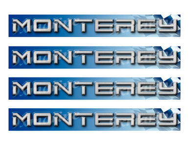 Monterey boat stickers. Replace your boat maker stickers