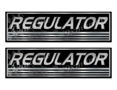 Regulator boat stickers. Replace your boat maker stickers