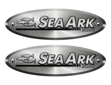 Sea Ark boat stickers. Replace your boat maker stickers