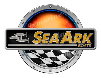 Sea Ark boat stickers. Replace your boat maker stickers