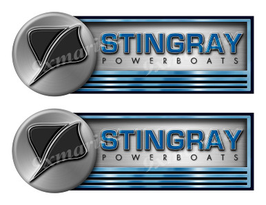 Stingray boat stickers. Replace your boat maker stickers