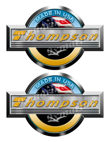 Thompson boat stickers. Replace your boat maker stickers