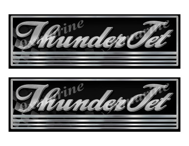 Thunder Jet boat stickers. Replace your boat maker stickers