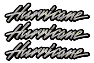 Hurricane boat stickers. Replace your boat maker stickers