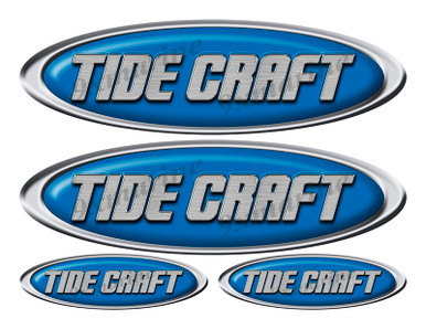 Tide Craft boat stickers. Replace your boat maker stickers