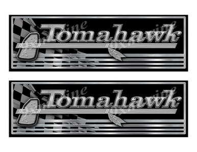 Tomahawk boat stickers. Replace your boat maker stickers