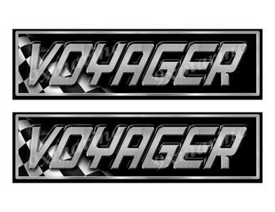 Voyager boat stickers. Replace your boat maker stickers