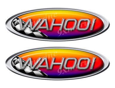Wahoo boat stickers. Replace your boat maker stickers
