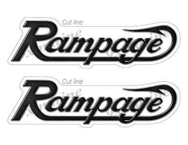 Rampage boat stickers. Replace your boat maker stickers