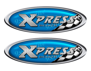 Xpress boat stickers. Replace your boat maker stickers