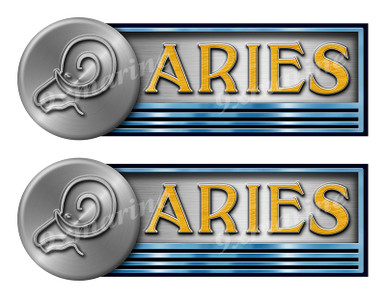 Aries Craft boat stickers. Replace your boat maker stickers