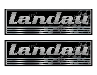 Landau boat stickers. Replace your boat maker stickers