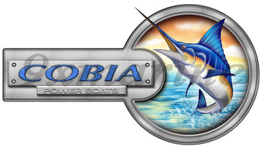 Cobia boat stickers. Replace your boat maker stickers