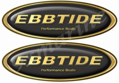 Ebbtide boat stickers. Replace your boat maker stickers