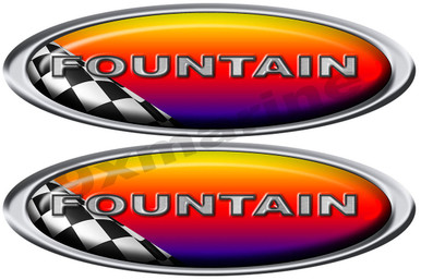 Fountain boat stickers. Replace your boat maker stickers