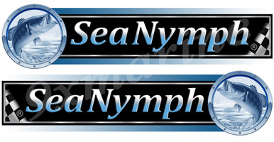Sea Nymph boat stickers. Replace your boat maker stickers