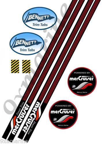 MerCruiser boat stickers. Replace your boat maker stickers
