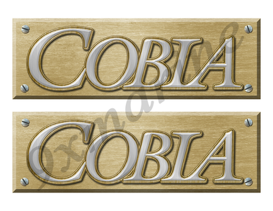 Cobia boat stickers. Replace your boat maker stickers