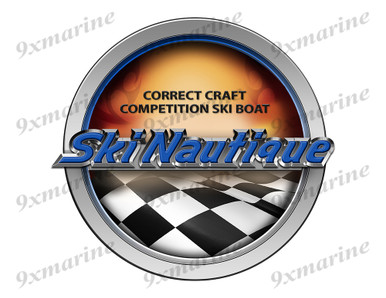 Ski Nautique boat stickers. Replace your boat maker stickers