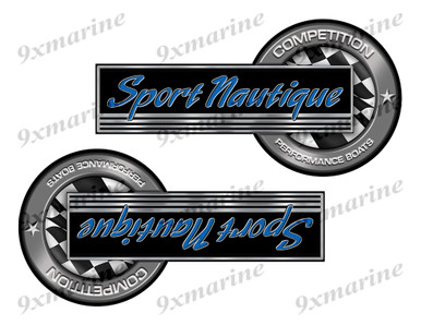 Sport Nautique boat stickers. Replace your boat maker stickers
