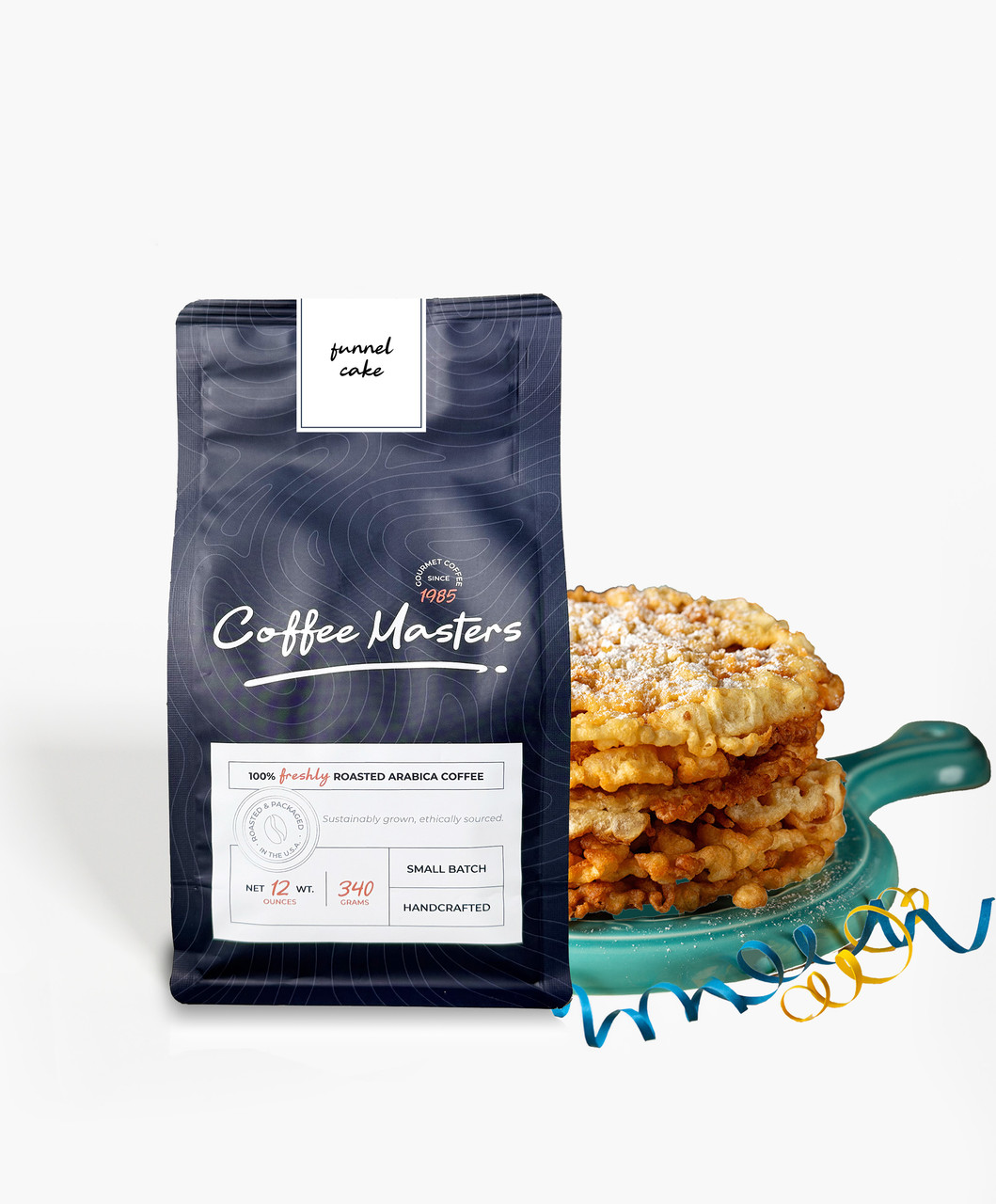 Funnel Cake 12oz Bag (Case of 4) - Coffee Masters