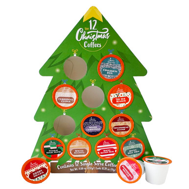 12 Coffees Of Christmas Kcup Tree 12/cs | Chicago Coffee Masters