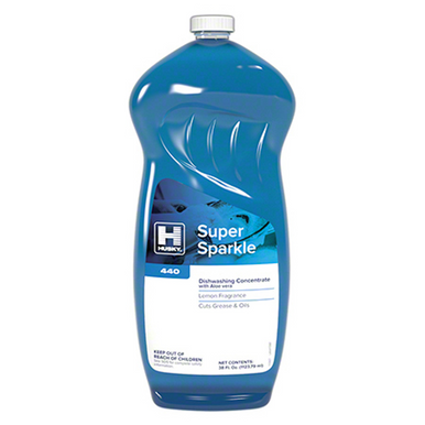 Husky 440 Super Sparkle Dishwashing 38 oz. Concentrate w/Aloe - 8/CS ...