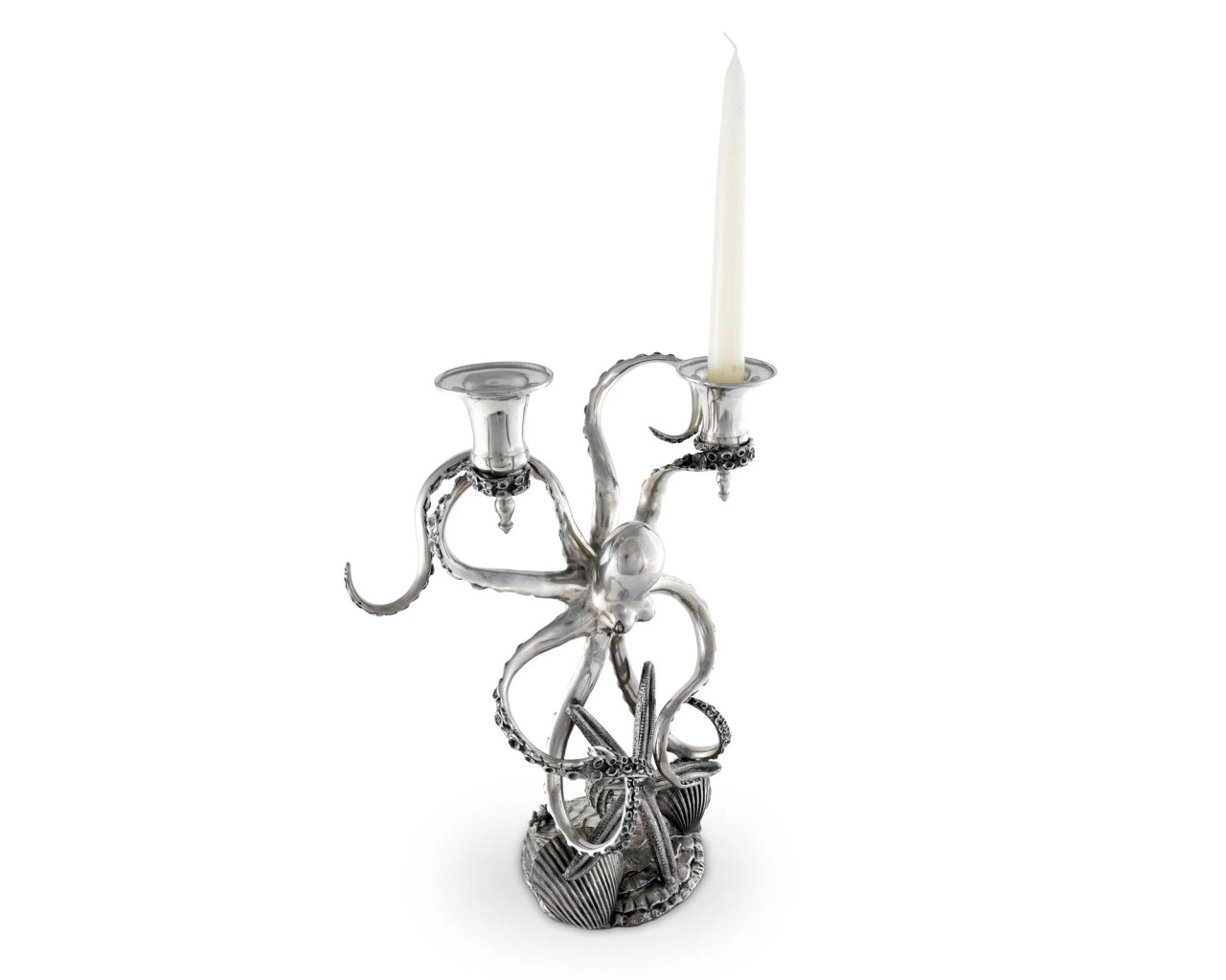 Octopus Pewter Stemmed Cocktail Glass | Caron's Beach House