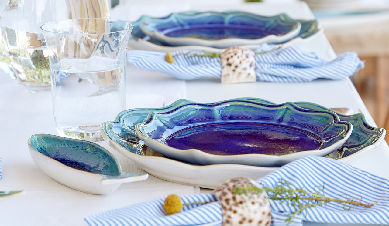 Cavala Small Fish Shaped Plate | Caron's Beach House