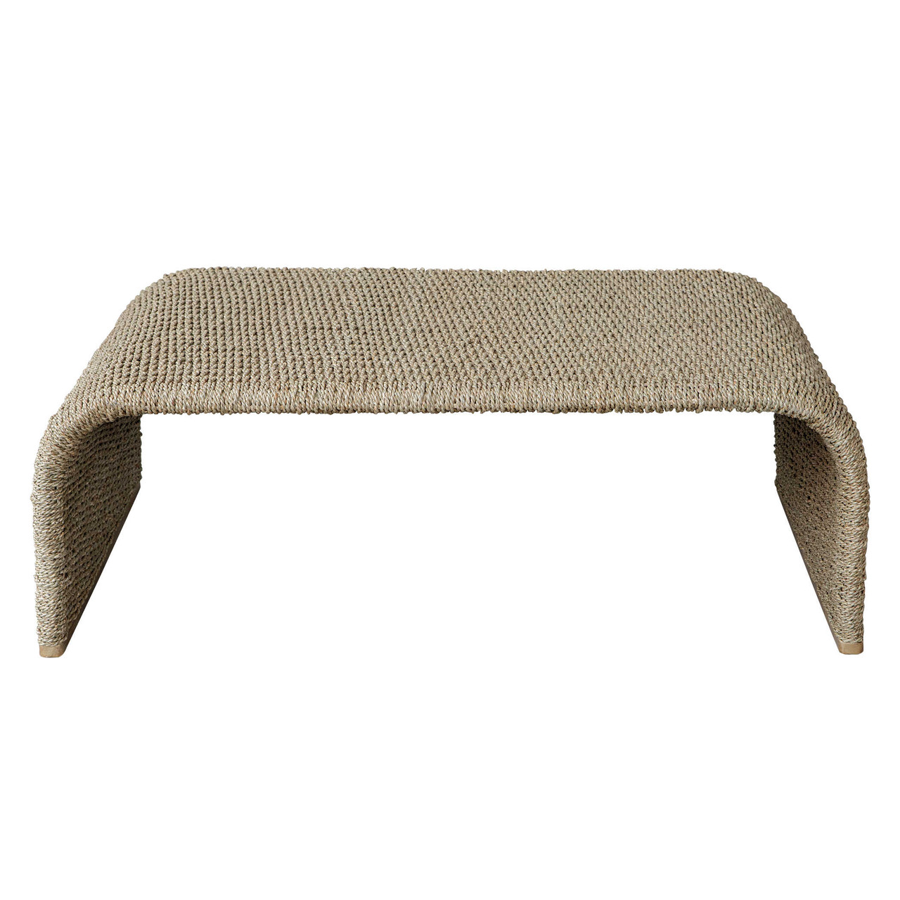 Calabria Seagrass Woven Coffee Table | Caron's Beach House