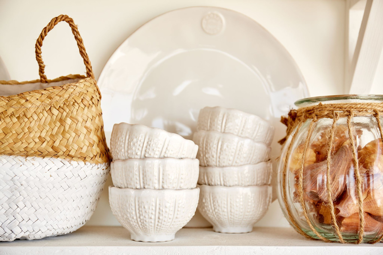 Shell Shaped Soup-Cereal White Aparte Bowl | Caron's Beach House