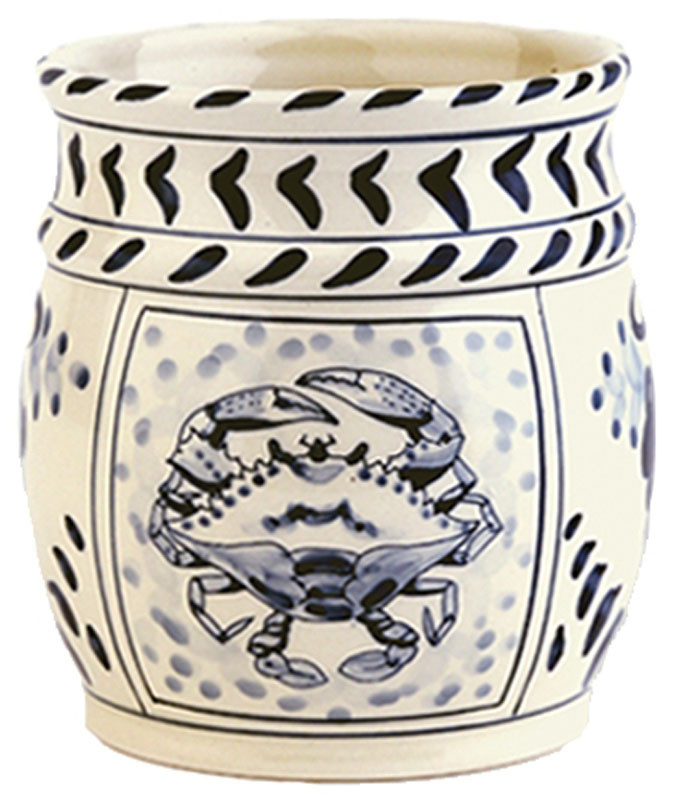 Blue Crab Bay Cookie Jar or Canister | Caron's Beach House