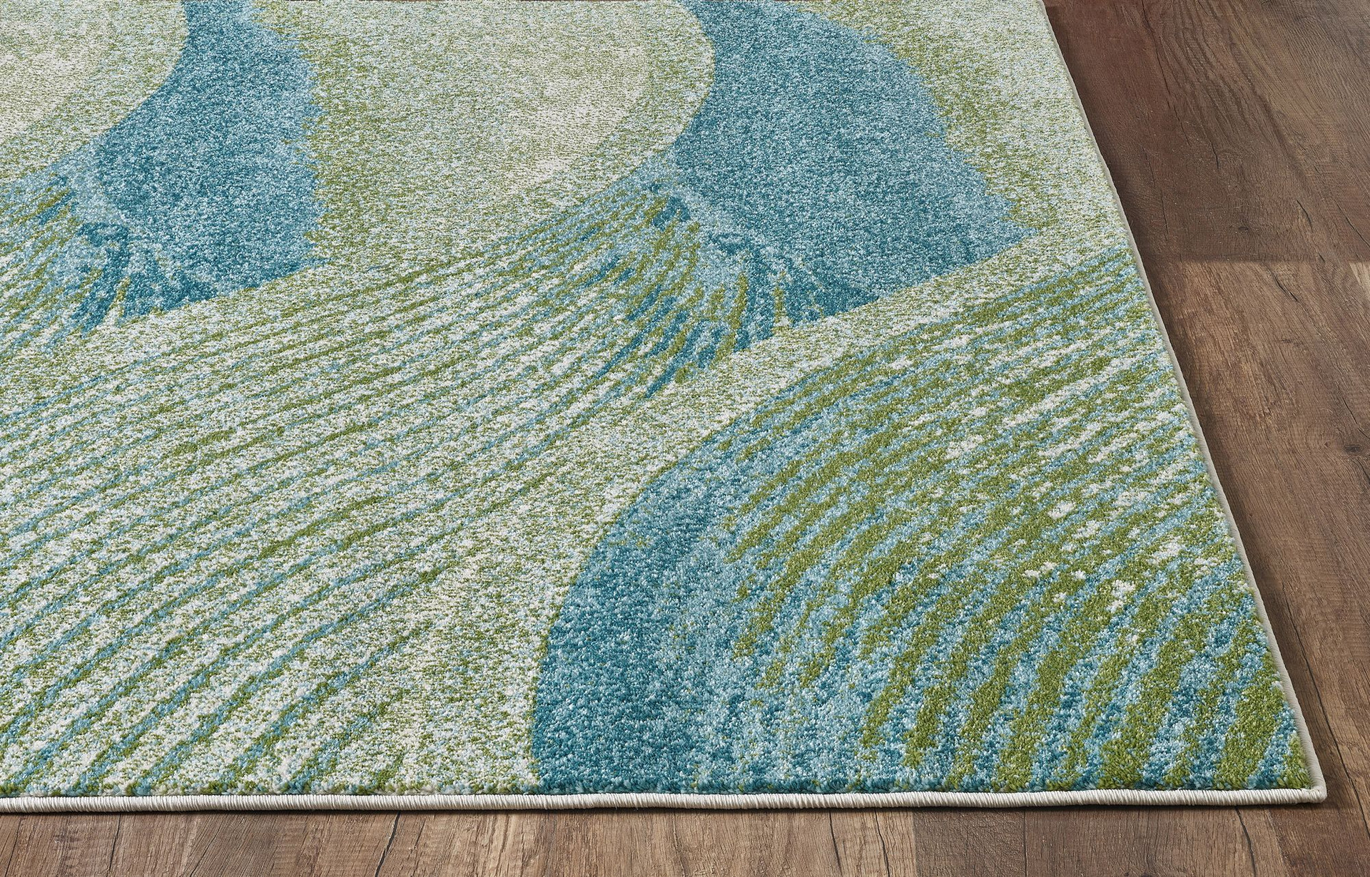 Ocean Waves Plush Rug | Caron's Beach House
