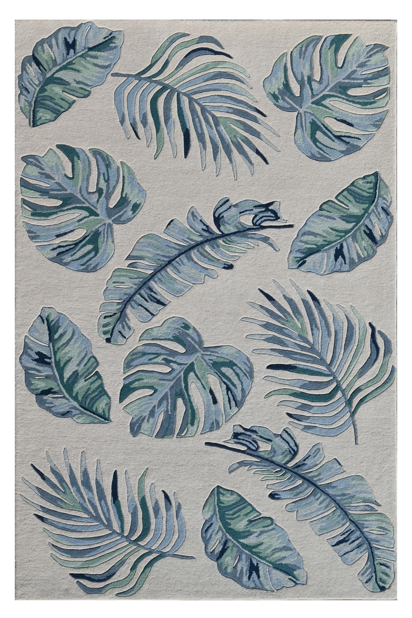 Beautiful Tropical Rugs with Palm and Floral Designs