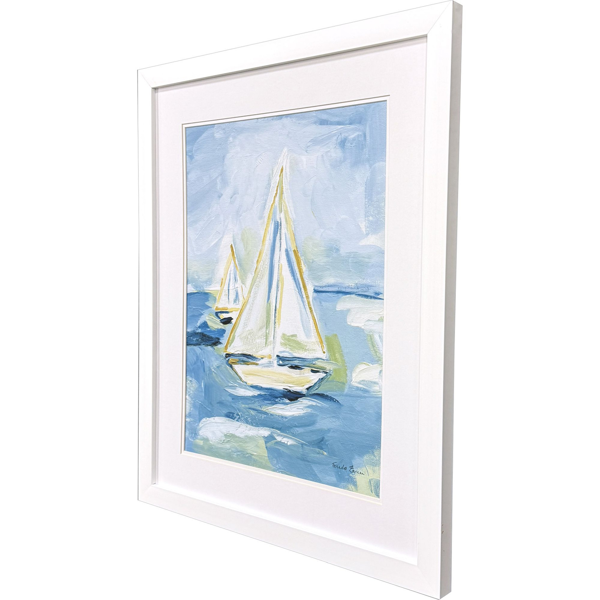 Setting Sail II Nautical Framed Art | Caron's Beach House