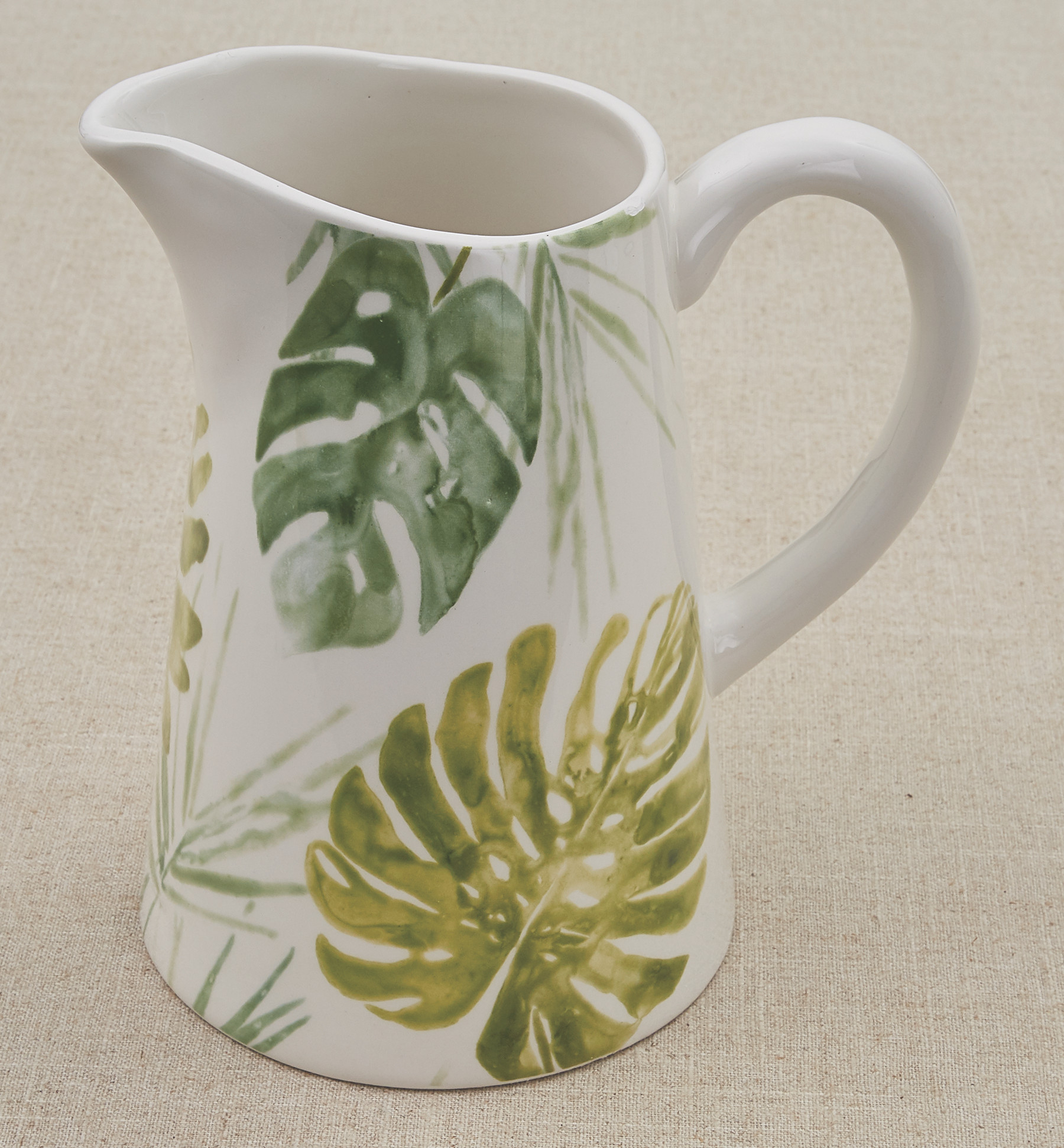 Island Medley Handled Ceramic Pitcher | Caron's Beach House