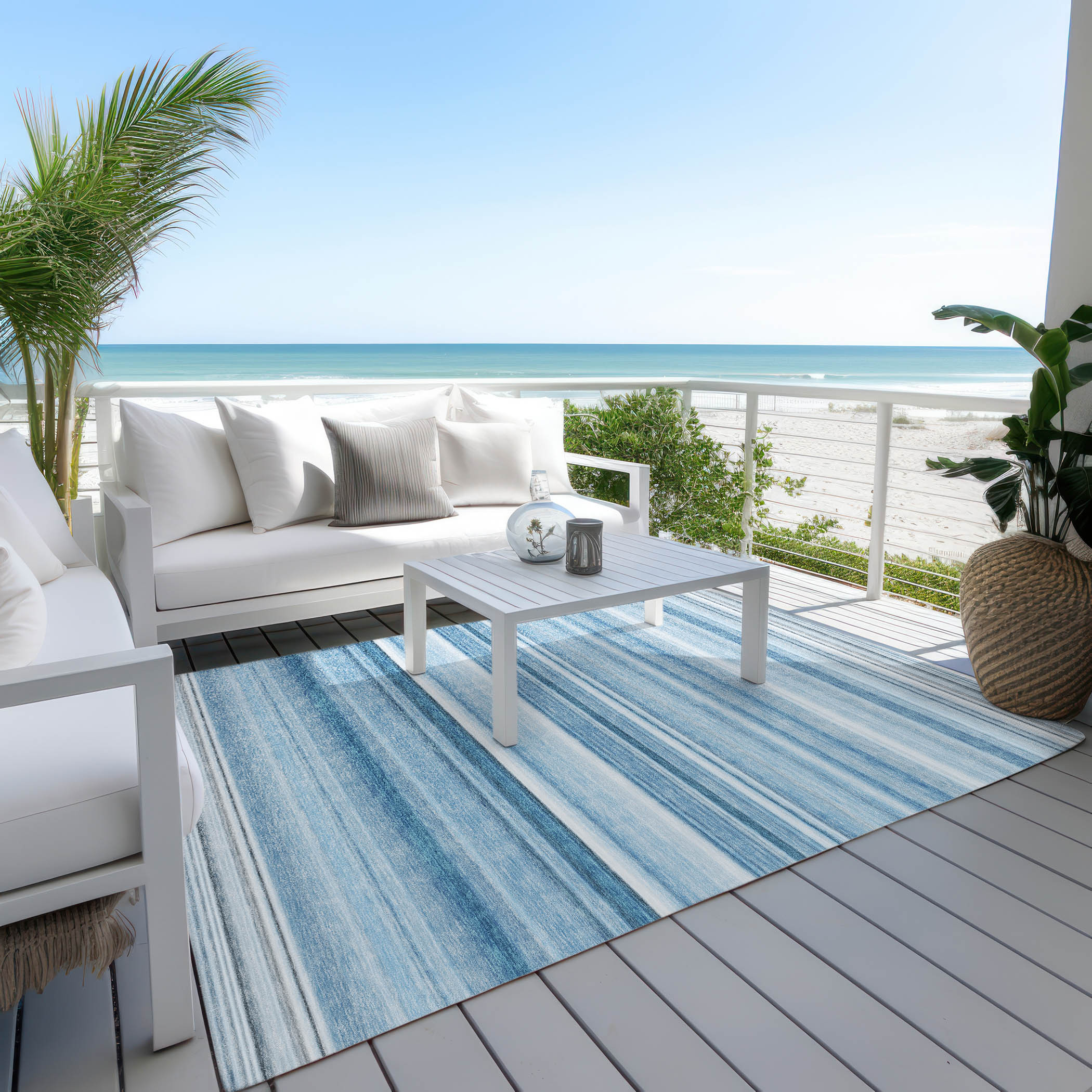 Coastal Living-Nautical Area Rugs at Caron's Beach House