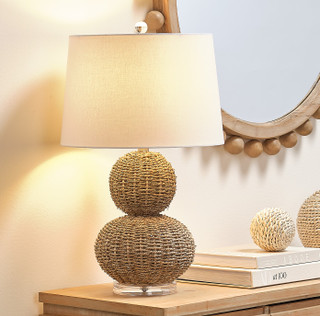 Calabria Seagrass Woven Coffee Table | Caron's Beach House