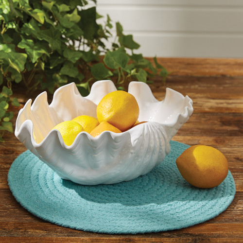 White Shore Sea Shells Dinnerware Pieces for Easy Beach Living