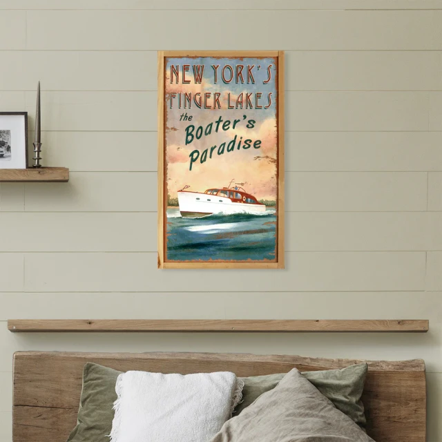 Speed Boating Custom Art Sign - Fun on the Water