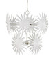 Bismarkia Palm Fronds Large White Chandelier | Caron's Beach House