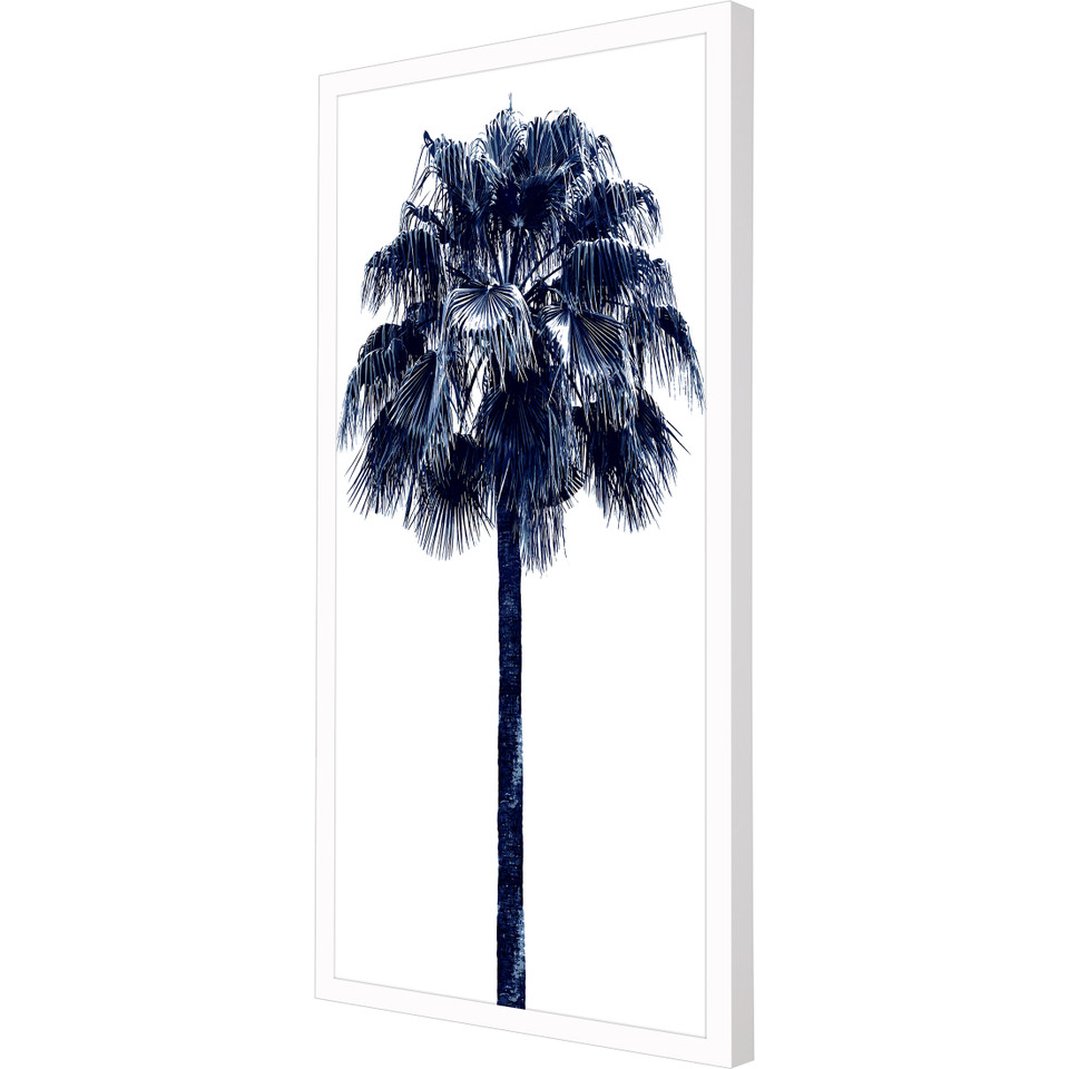 Palm Tree in Blue III Framed Art | Caron's Beach House