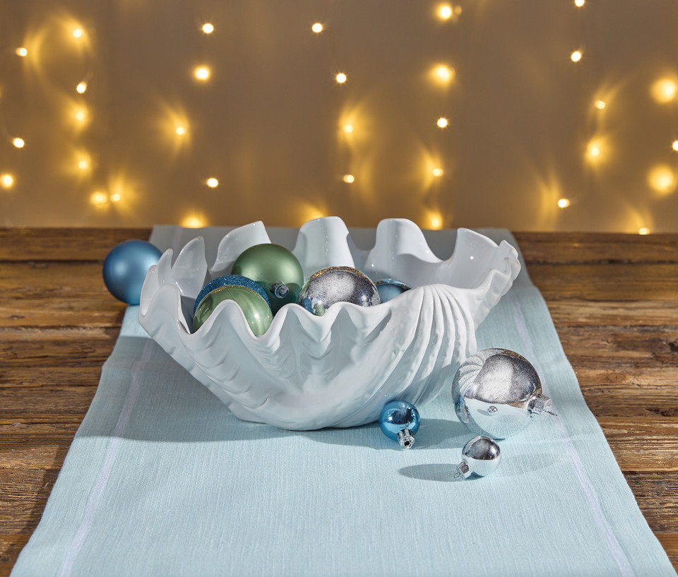 Shore Sea Shells Serving Bowl - Ideal for Display Too