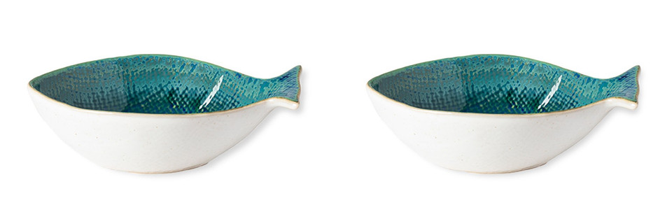 Cavala Small Fish Shaped Plate | Caron's Beach House