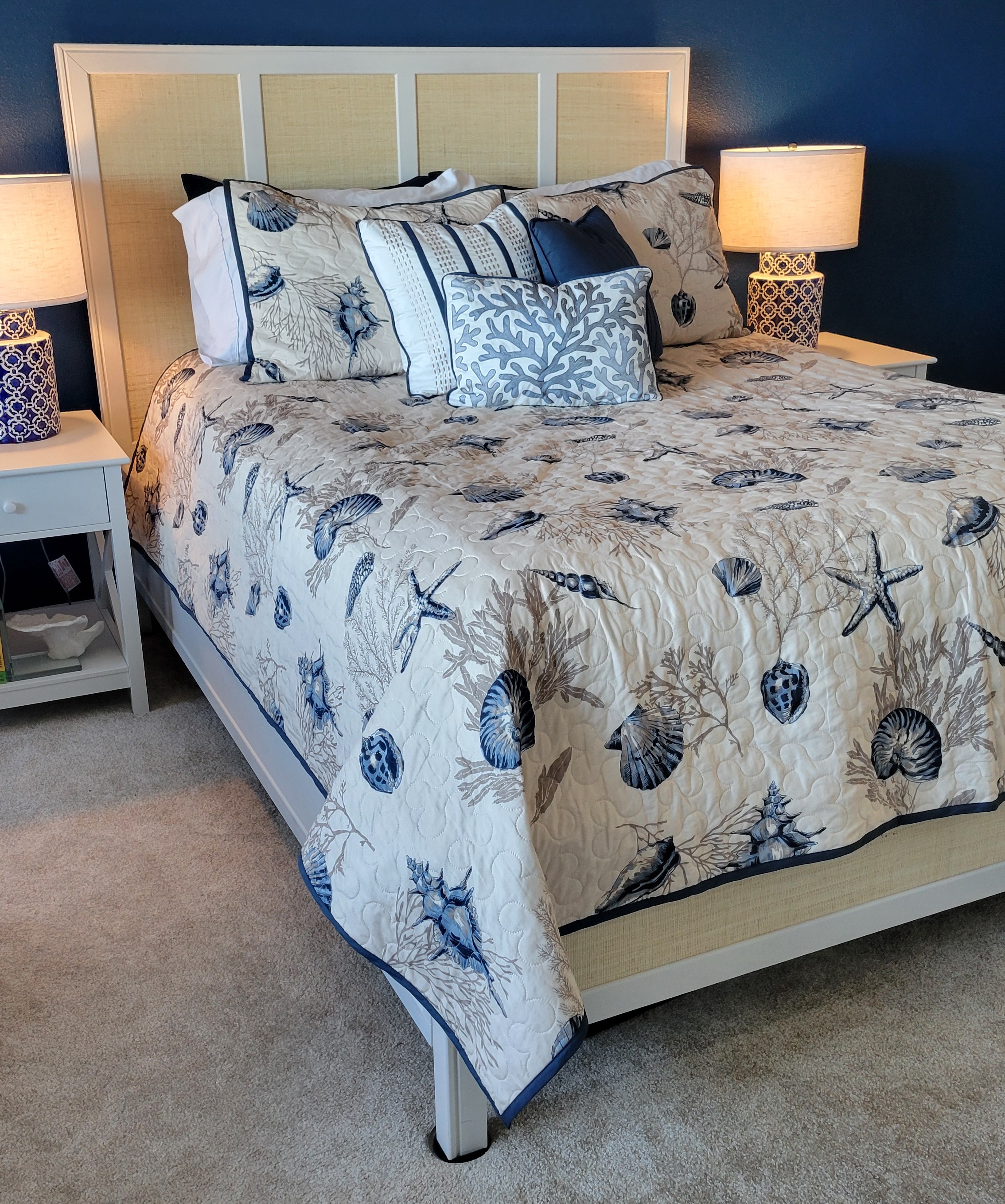 Bayside Shells Coverlet King Size Bedding Set - Shop Now