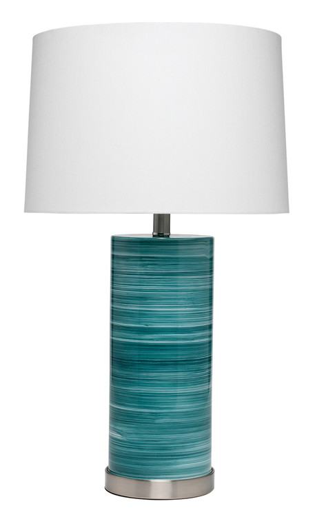 Casey Key Turquoise Table Lamp - Coastal Chic | Caron's Beach House